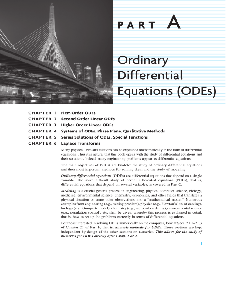 First-Order ODEs: Textbook Chapter