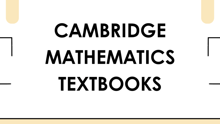 Cambridge Mathematics Textbooks: Years 7-10 Overview