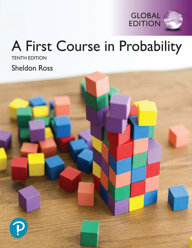 A First Course in Probability: Tenth Edition by Sheldon Ross