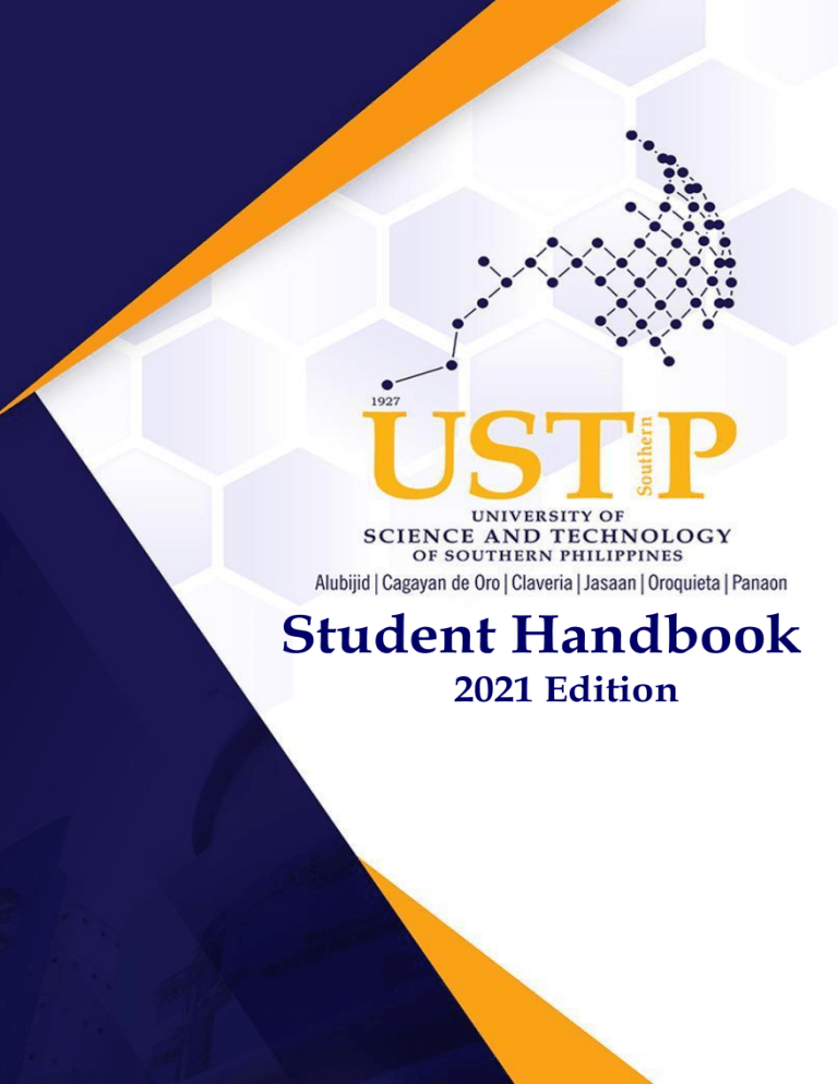 USTP Student Handbook 2021: Academic Policies & Guidelines