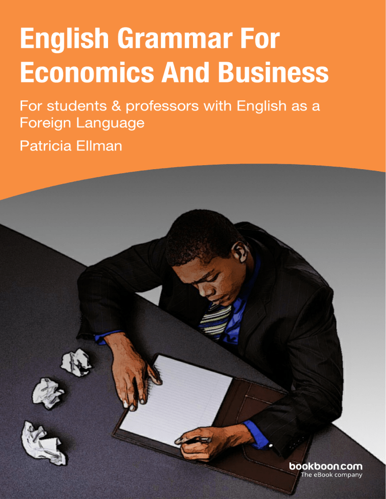 English Grammar for Economics & Business Textbook