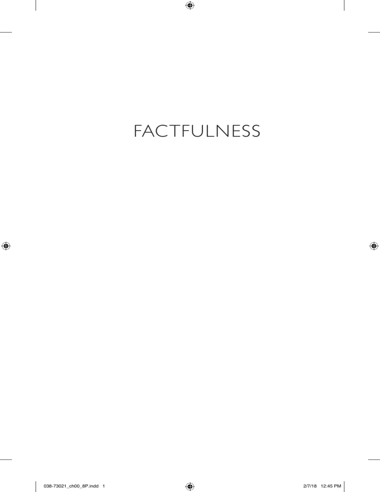 Factfulness: Understanding the World with Data
