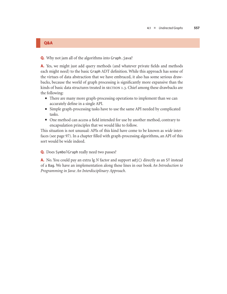 Undirected Graphs & Algorithms: Textbook Excerpt