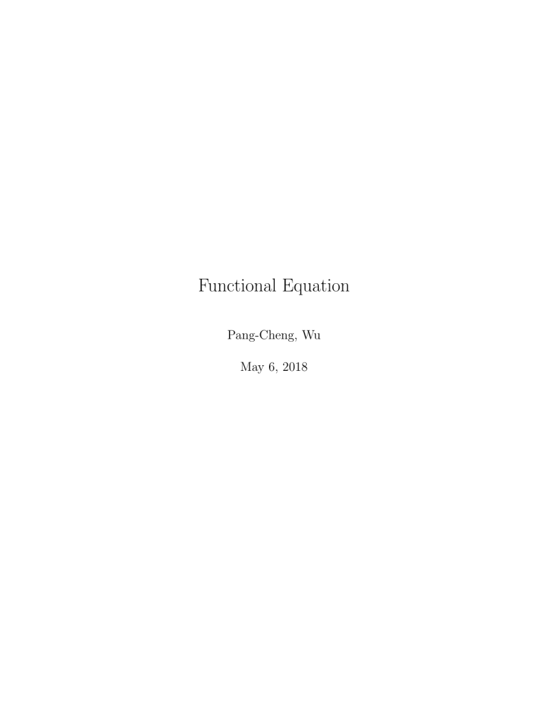 Functional Equations Concepts Techniques And Applications