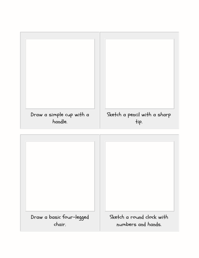 Simple Drawing Prompts for Beginners