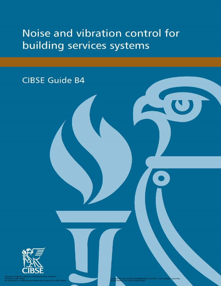 Noise & Vibration Control for Building Services Systems - CIBSE