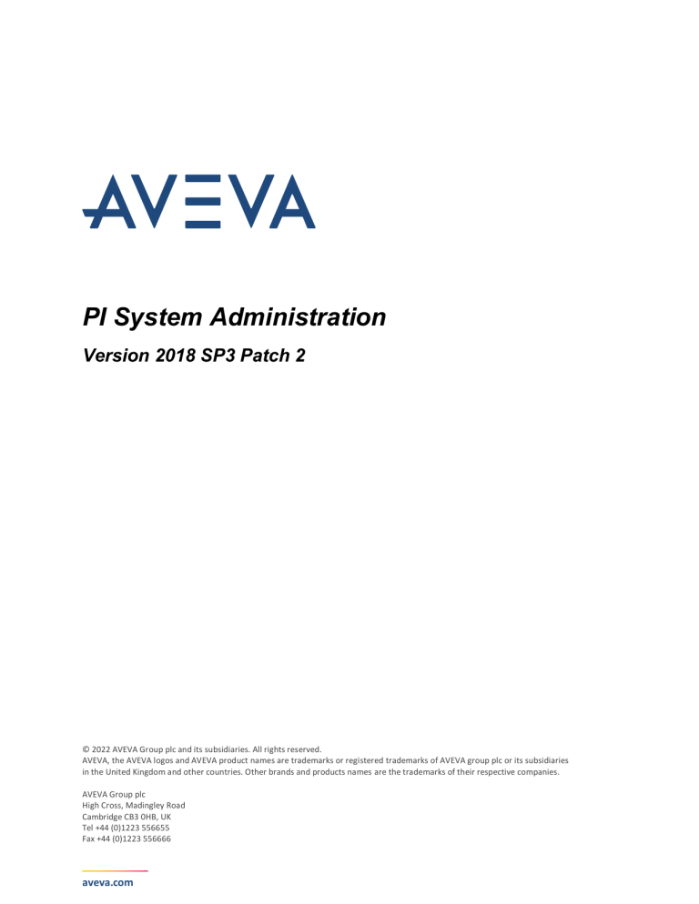 PI System Administration Coursebook