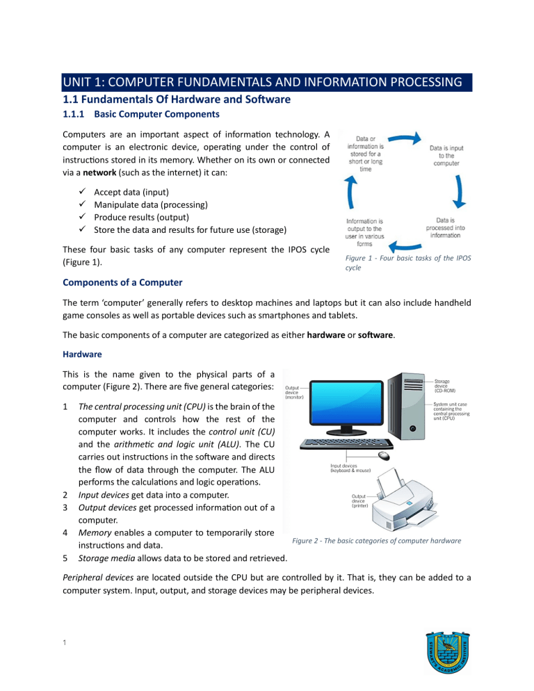 Computer Fundamentals: Hardware & Software Basics