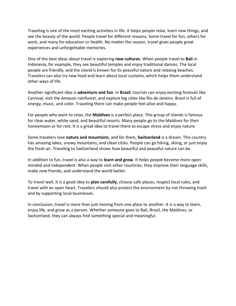 The Benefits of Travel: Exploring Cultures & Personal Growth