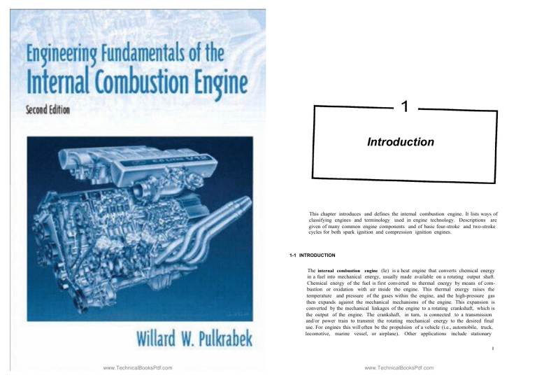 Internal Combustion Engine Fundamentals Textbook