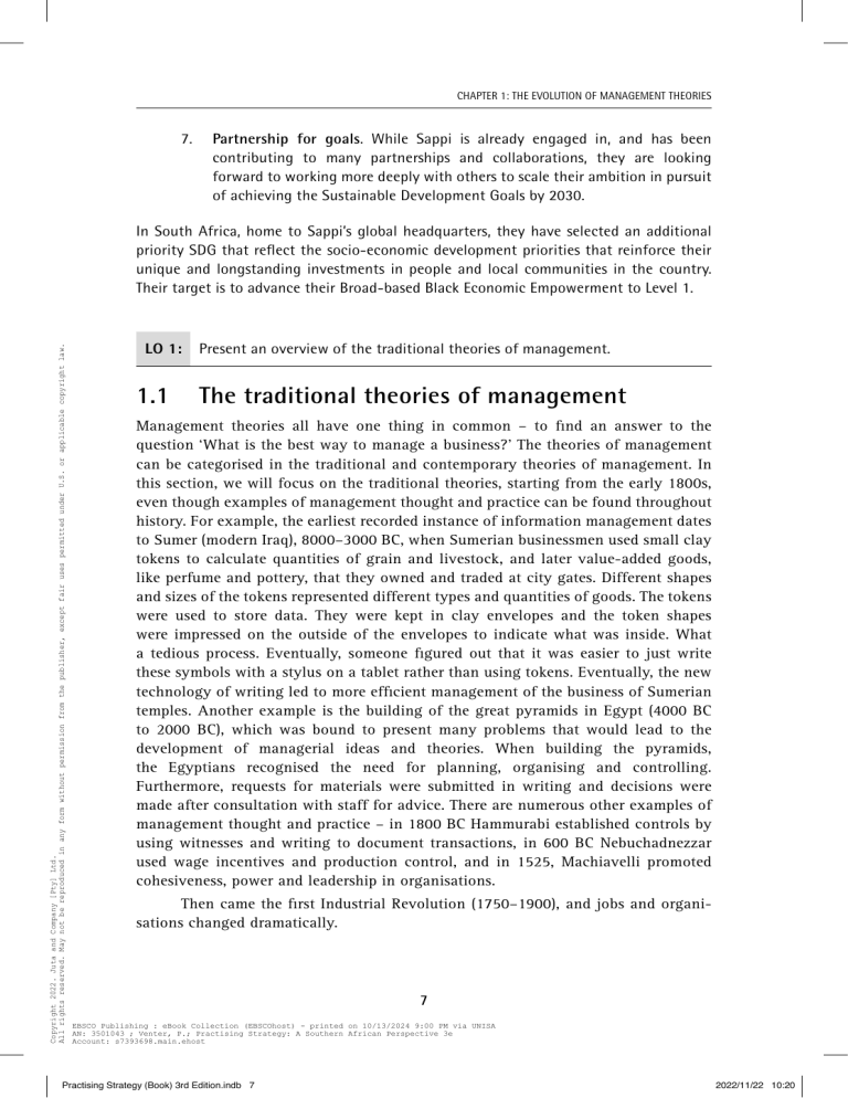 Management Theories: Traditional Approaches Overview