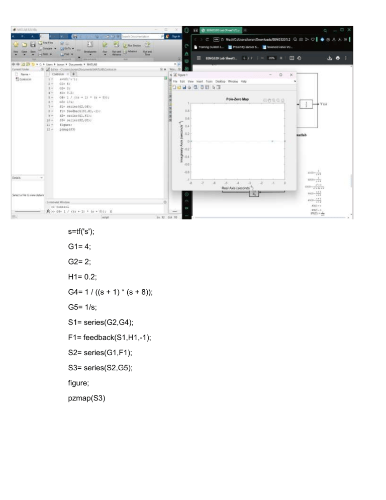 MATLAB Control System Analysis Lab