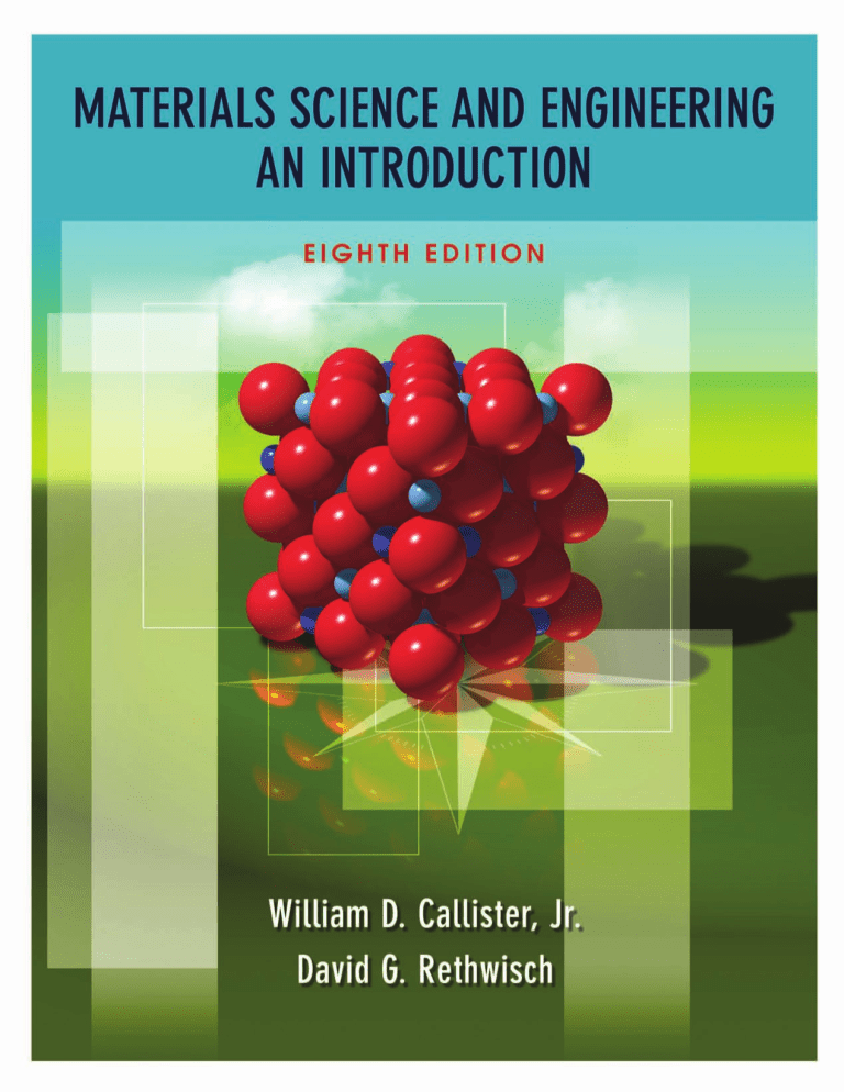 Materials Science & Engineering: An Introduction