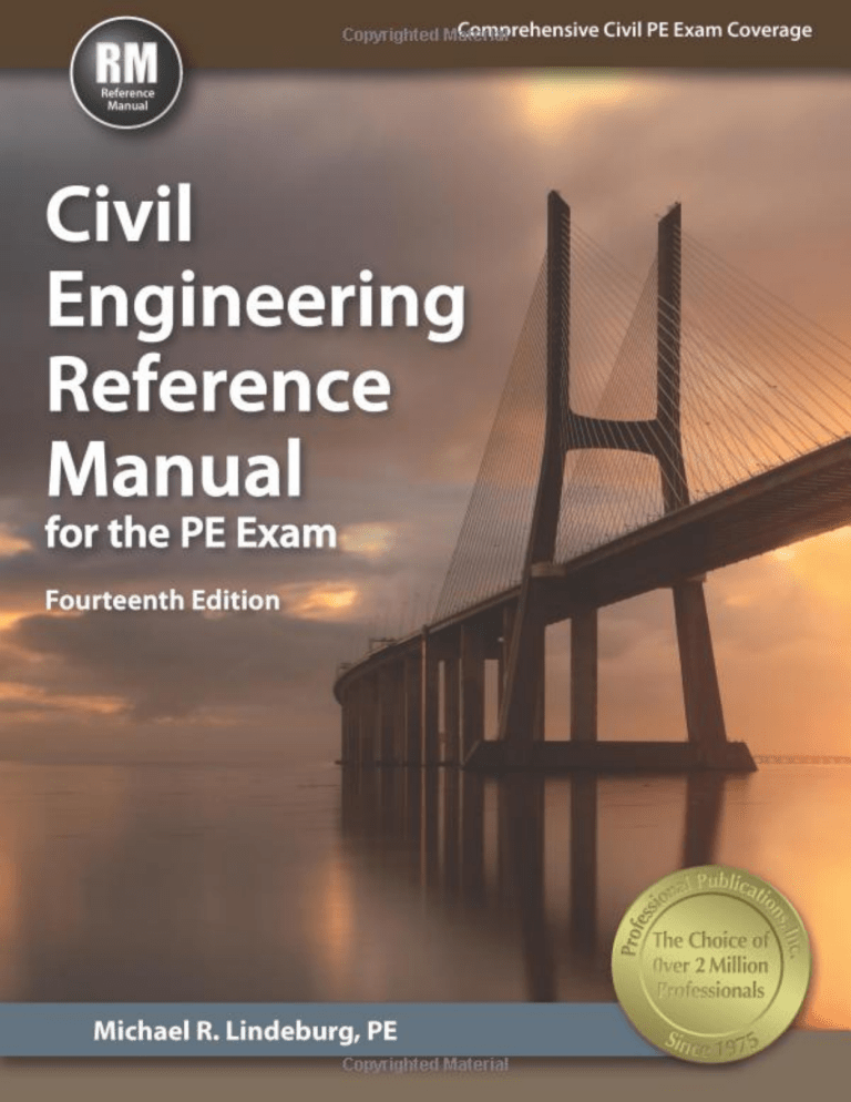 Civil Engineering PE Exam Reference Manual