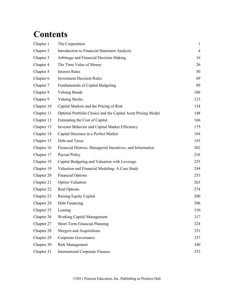 Corporate Finance solutions pdf
