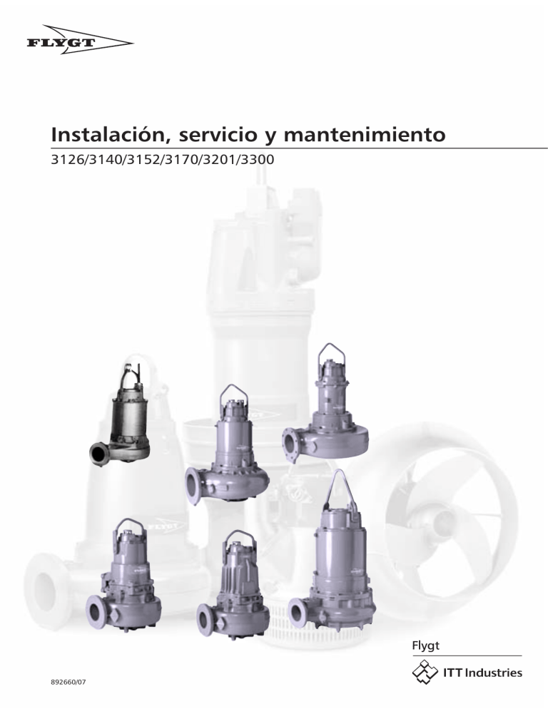 Manual de Instalación y Mantenimiento Bomba ITT Flygt