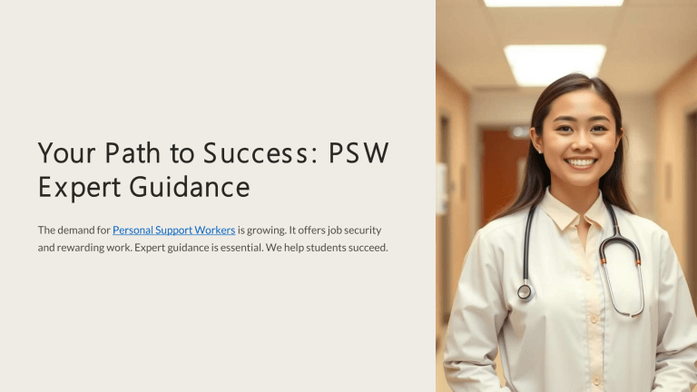 PSW Career Guidance: Your Path to Success in Canada