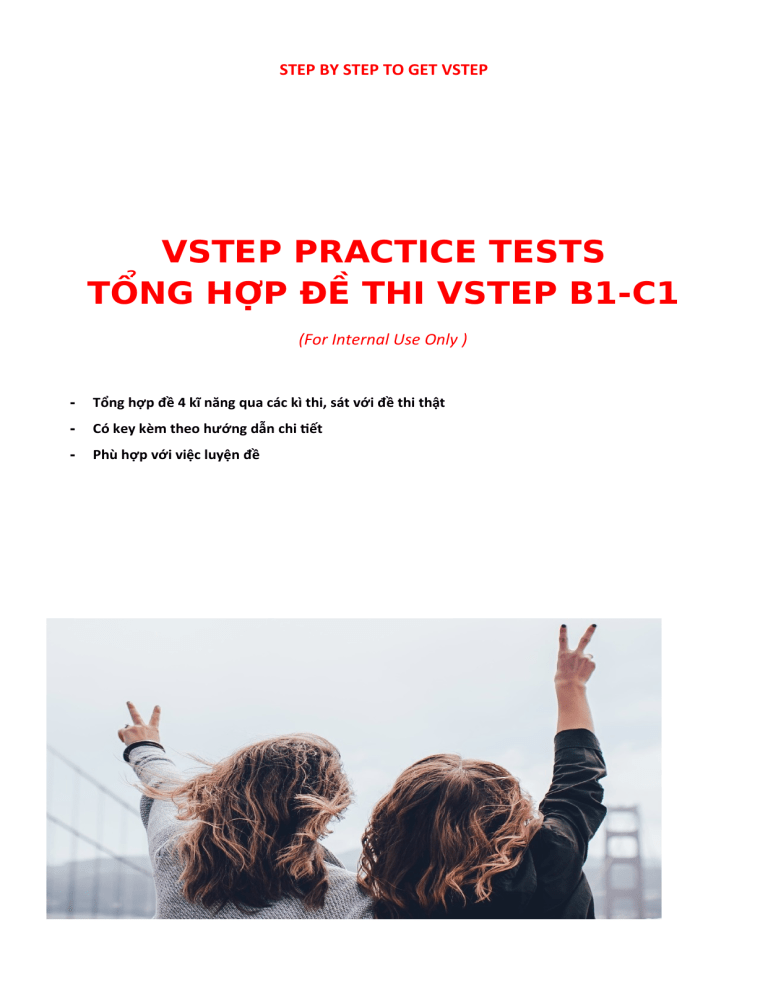 VSTEP B1-C1 Practice Tests Compilation