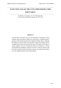 CPC Lecture Notes: Torts, Contracts, Civil Procedure