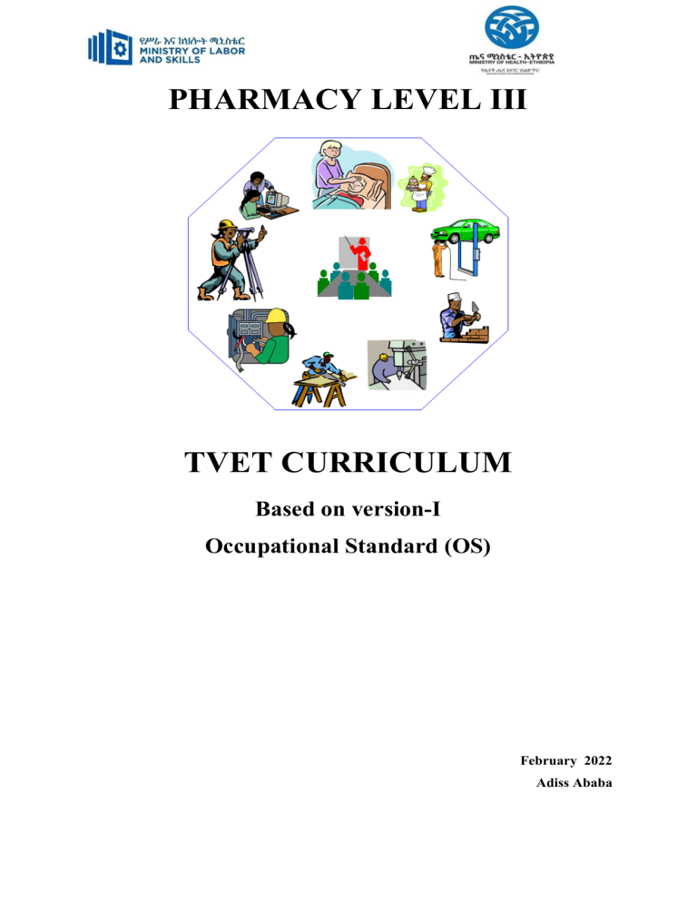 Pharmacy Level III TVET Curriculum - Ethiopia