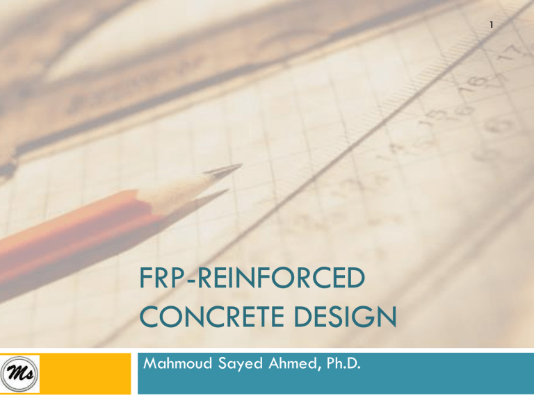 FRP-Reinforced Concrete Design: Materials & Applications