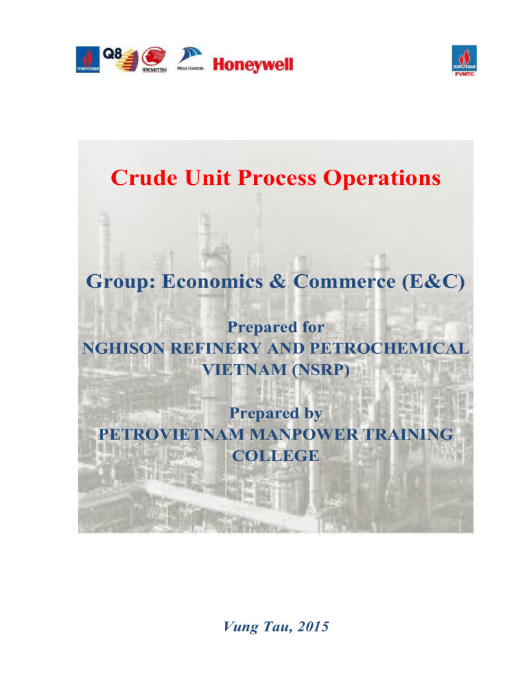 Crude Unit Process Operations Training Material