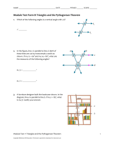 Pythagorean Theorem Practice Worksheet