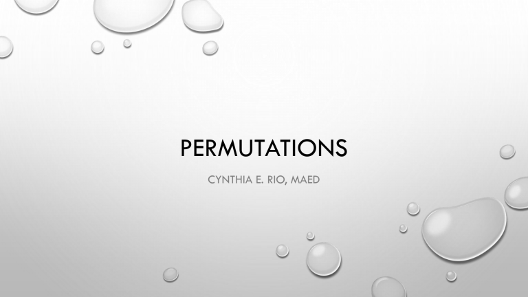 Permutations: Formula, Circular & Repetition Examples