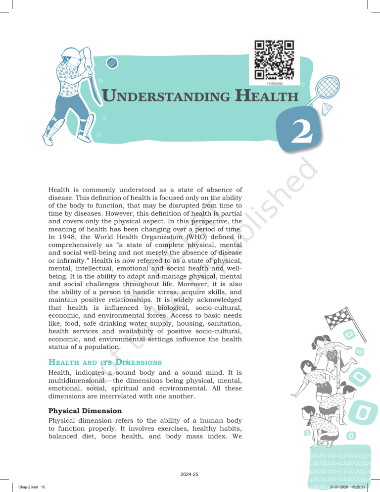 Understanding Health: Dimensions & Needs