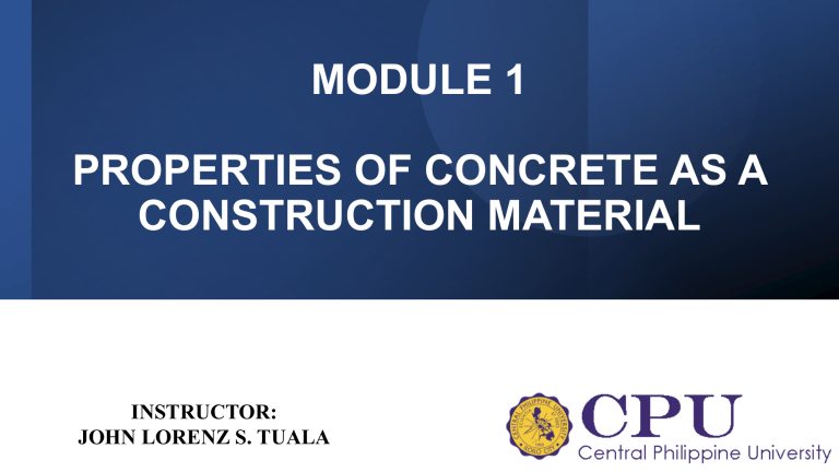 Concrete Properties: Stress, Strain, and Reinforcement