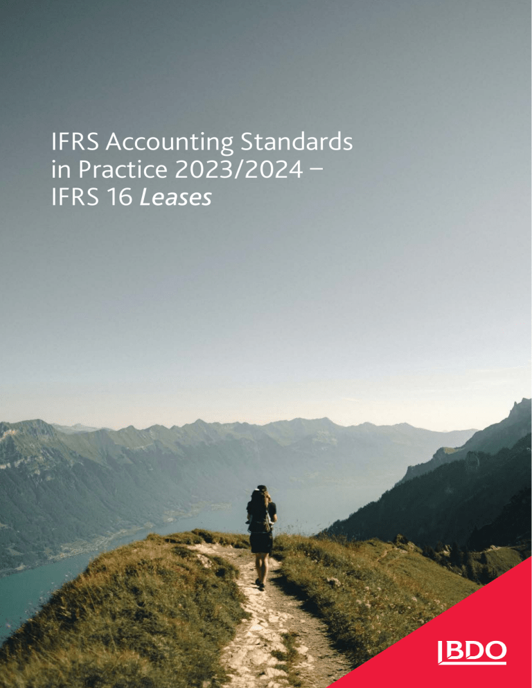 IFRS 16 Leases: Accounting Standards Guide 2023/2024