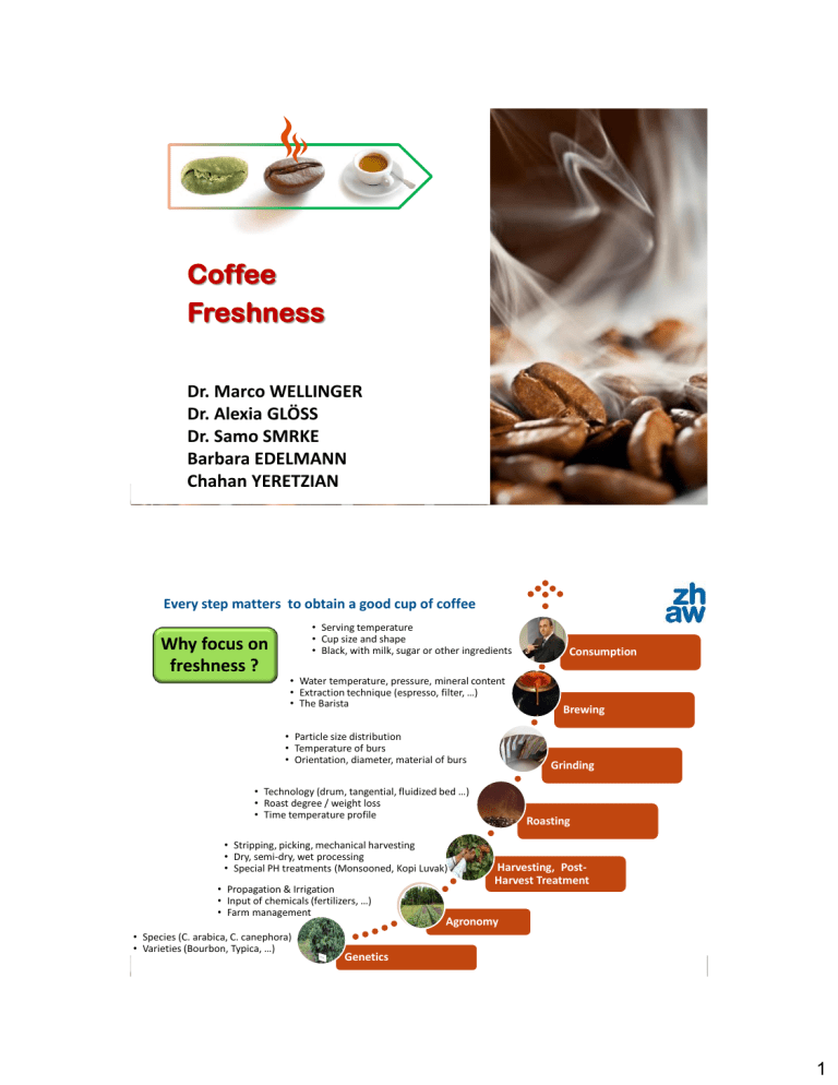 Coffee Freshness: Aroma, Roasting & Storage