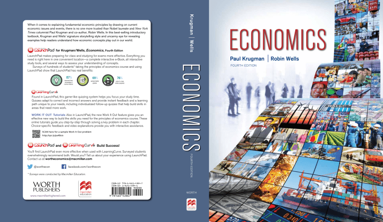 Economics Textbook by Krugman and Wells, 4th Edition
