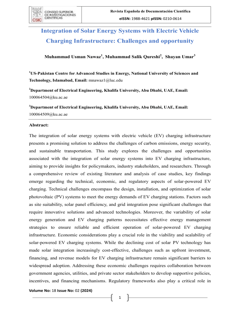Solar Energy & EV Charging: Challenges & Opportunities