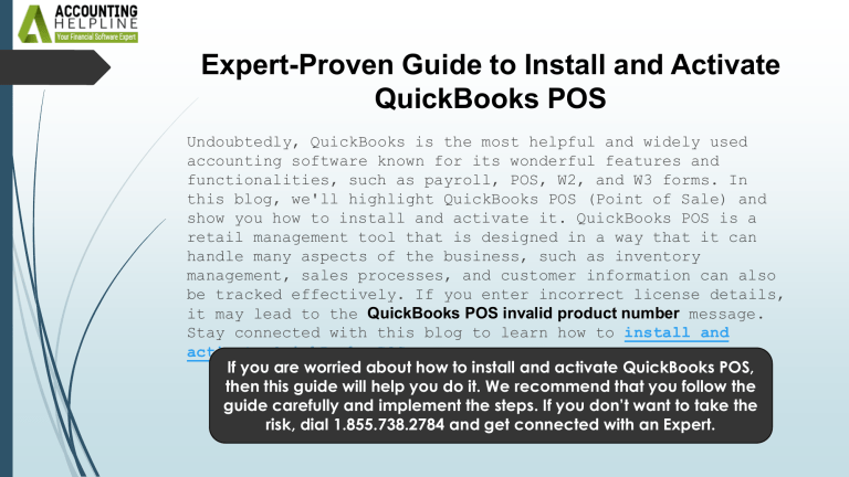 Install & Activate QuickBooks POS: Expert Guide