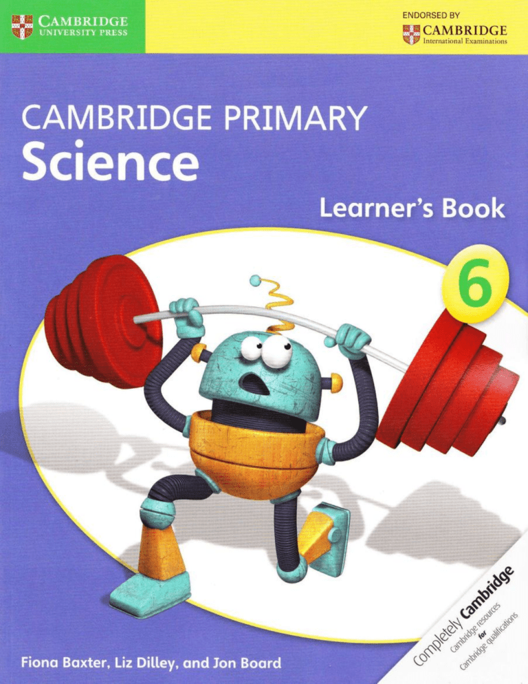 Cambridge Primary Science Learner's Book 6
