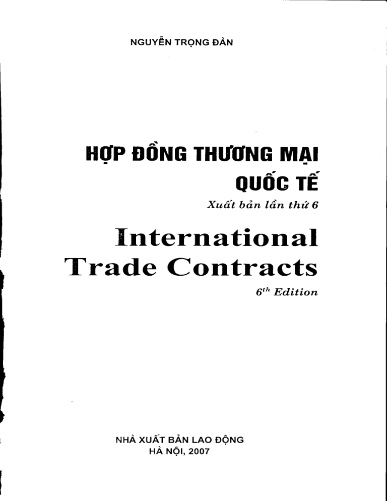 International Trade Contracts: A Comprehensive Guide