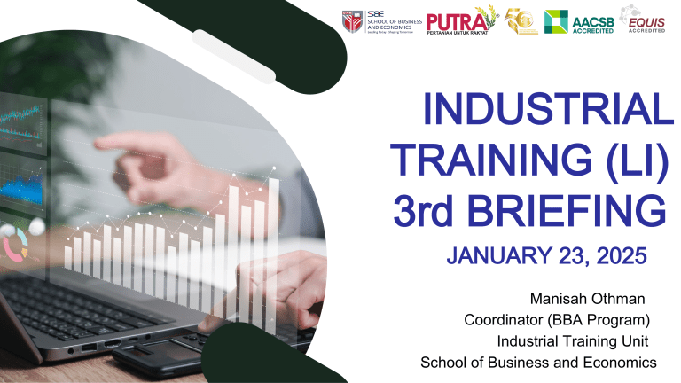 Industrial Training Briefing: BBA Program Guide