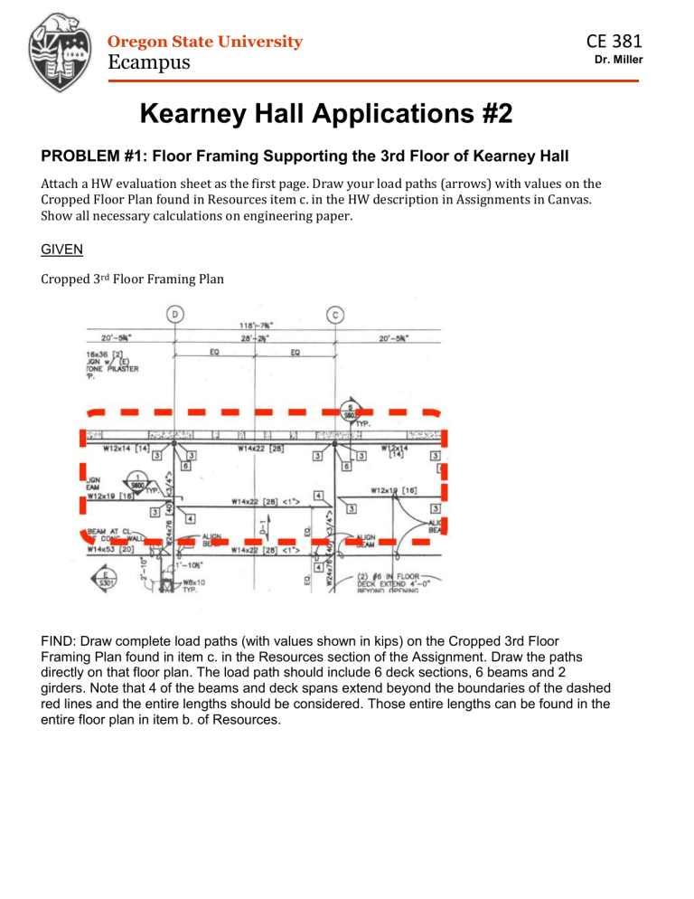 Kearney Hall Floor Framing Load Path Assignment