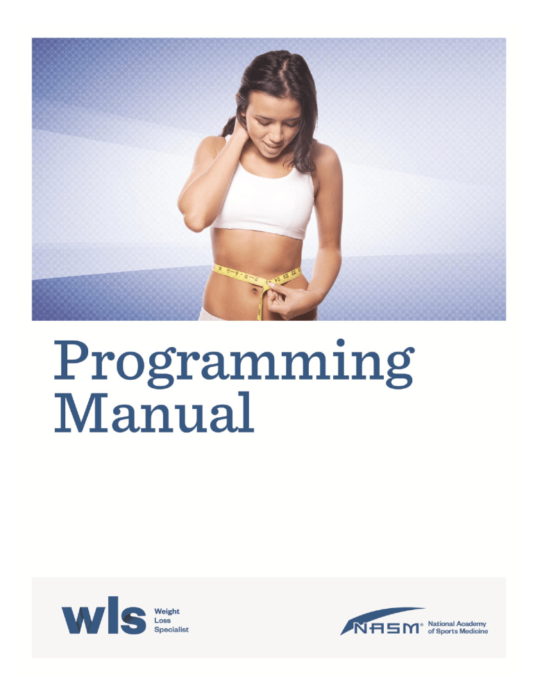 Weight Loss Programming Manual | NASM OPT Model