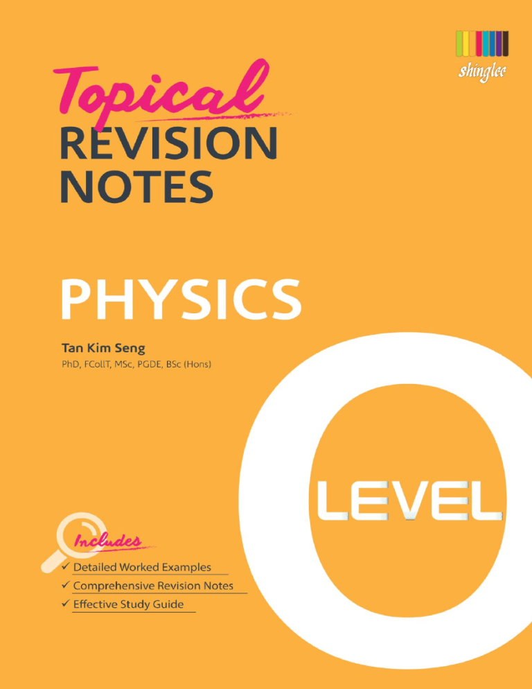 O Level Physics Topical Revision Notes
