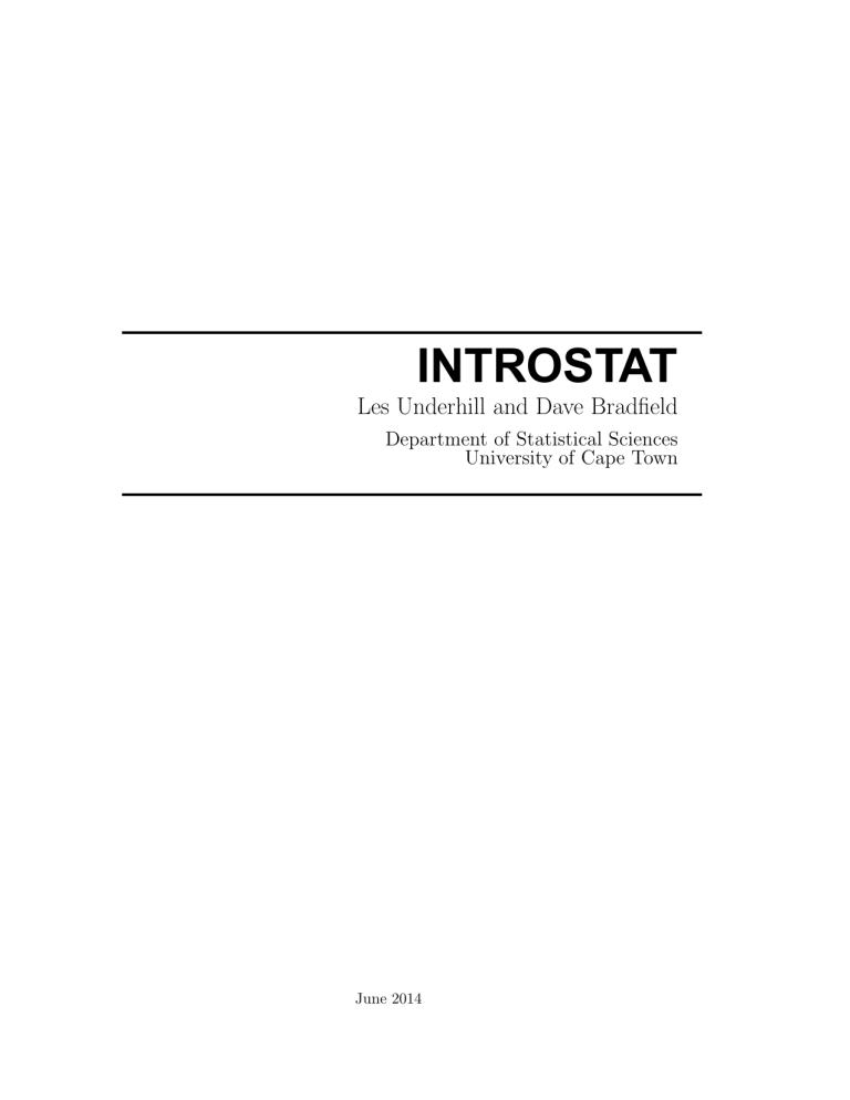 IntroSTAT: Exploring Data & Statistics