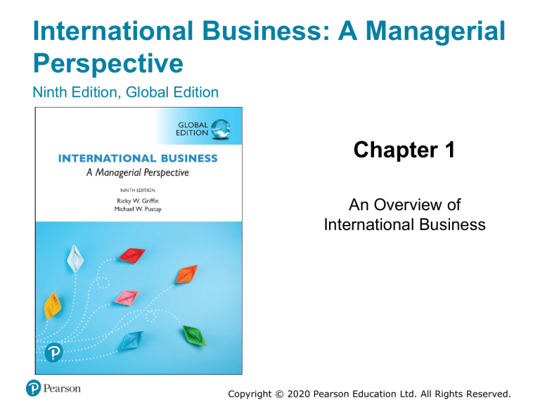 International Business Overview: Globalization & Activities