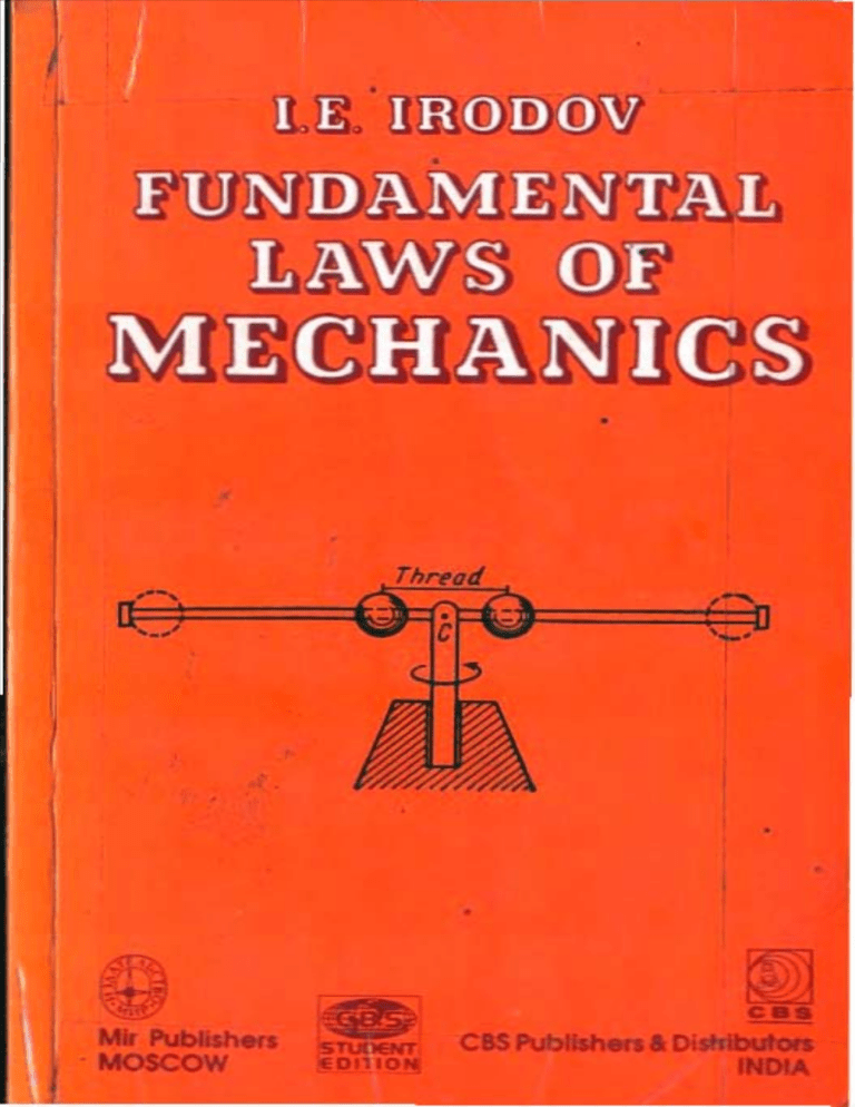 Fundamental Laws of Mechanics Textbook