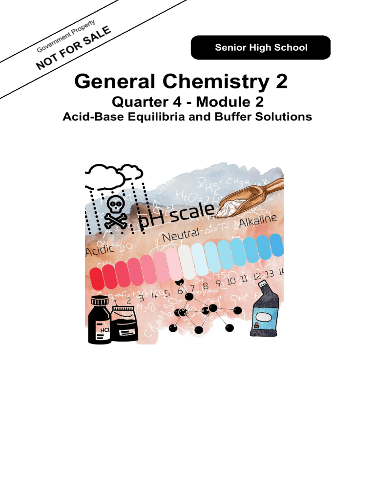 Acid-Base Equilibria & Buffer Solutions - Chemistry Module