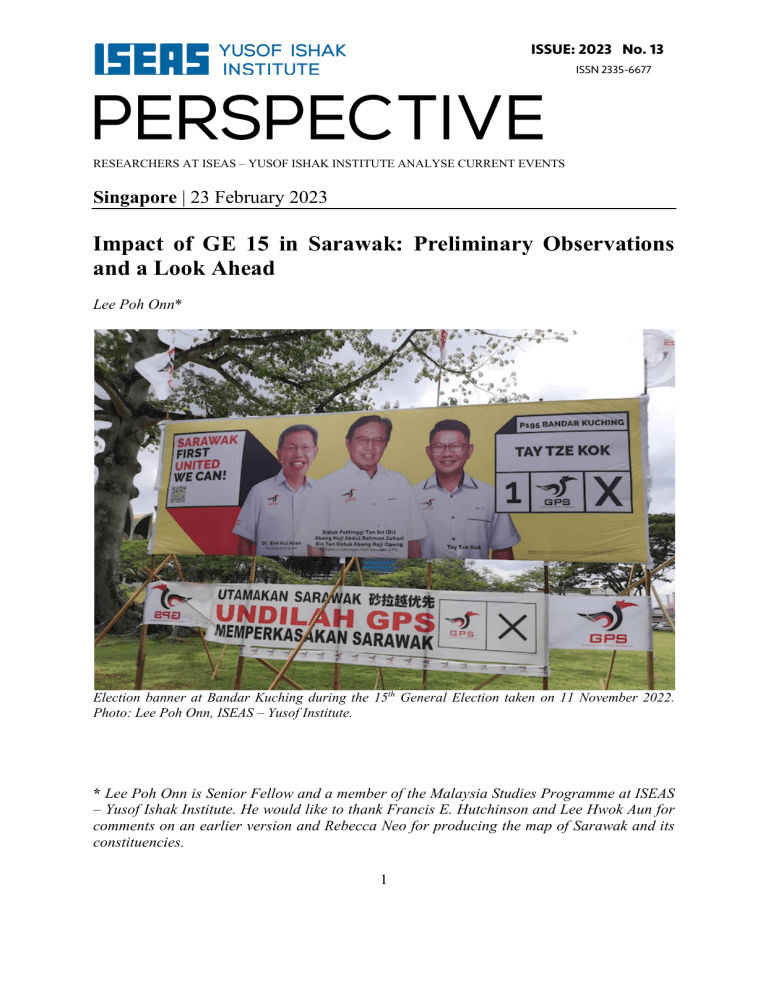 GE15 Impact in Sarawak: Preliminary Analysis & Future Outlook