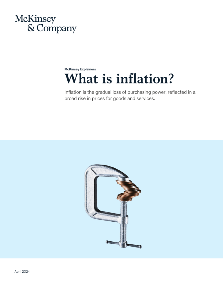 What is Inflation? Understanding Causes & Effects | McKinsey