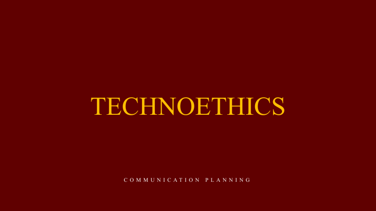 Technoethics in Education: Ethical Issues & Guidelines