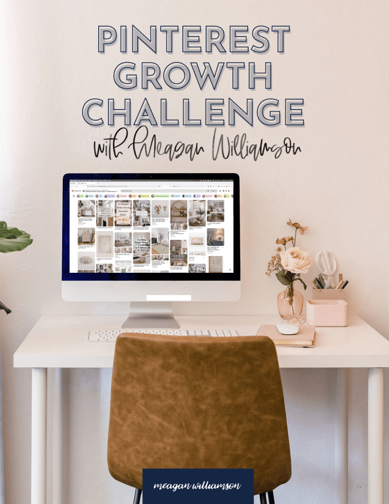 Pinterest Growth Challenge Workbook