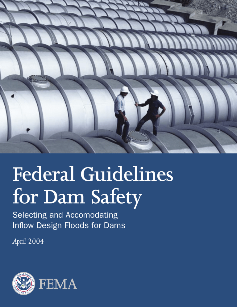 Dam Safety: Inflow Design Flood Guidelines